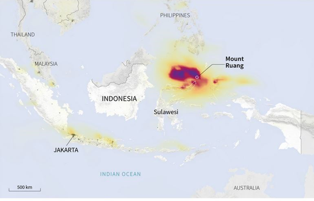MOUNT RUANG CATASTROPHE - Lukmaan IAS Current Affairs