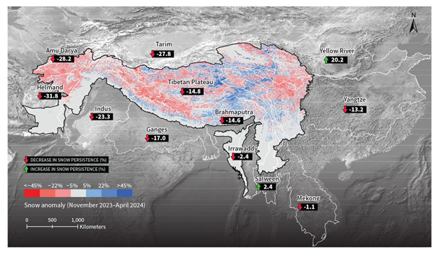 FINDINGS OF THE 2024 HINDU KUSH HIMALAYAS SNOW UPDATE - Lukmaan IAS ...