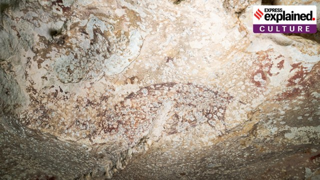 DISCOVERY OF THE WORLD’S OLDEST CAVE ART - Lukmaan IAS Current Affairs
