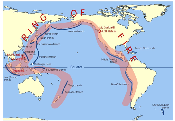 Q.8) Discuss the geophysical characteristics of Circum-Pacific Zone ...